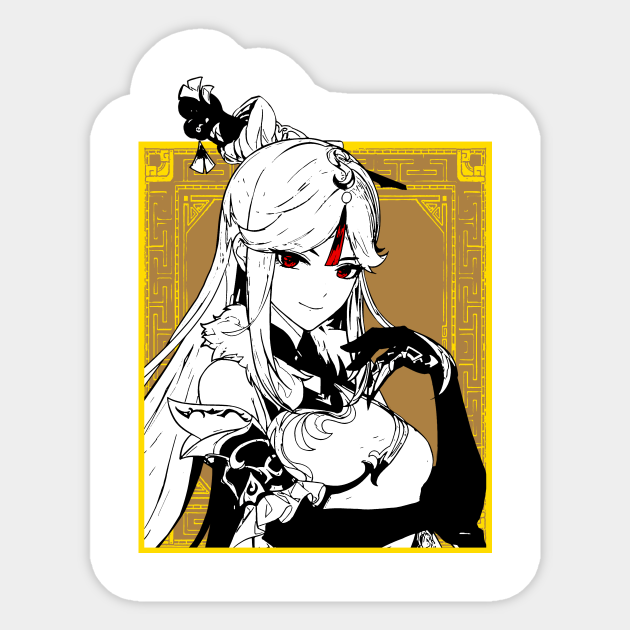 Ningguang - Genshin Impact - Ningguang - Sticker | TeePublic