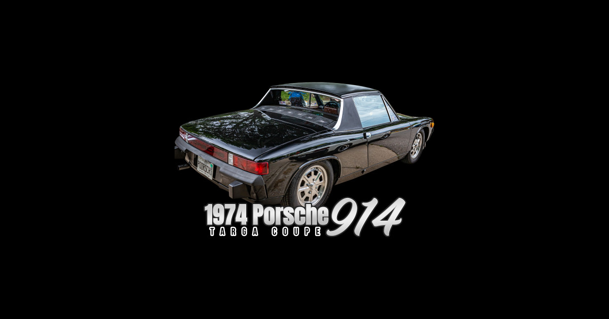 1974 Porsche 914 Targa Coupe - 1974 Porsche 914 Targa Coupe - Sticker ...