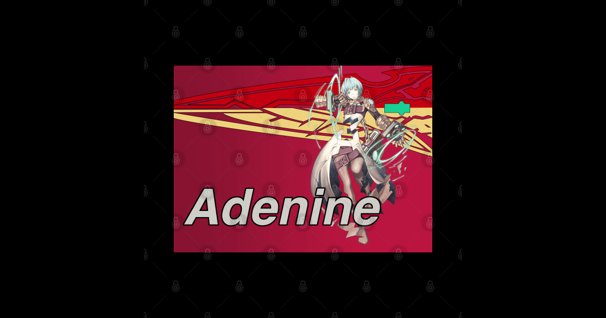 Adenine (Xenoblade Chronicles 2) - Xenoblade Chronicles - Sticker ...