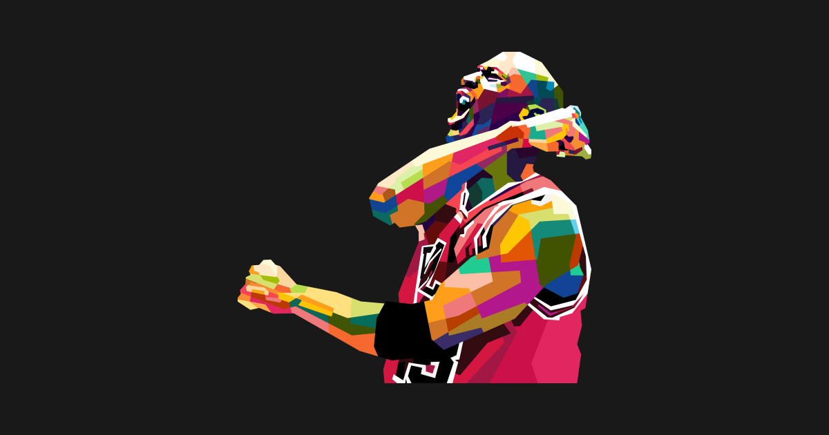 Michael Jordan WPAP - Michael Jordan - Sticker | TeePublic