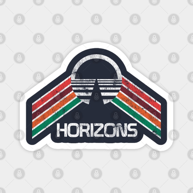 Horizons Pavilion Logo EPCOT Center Vintage Rainbow Design - Horizons ...