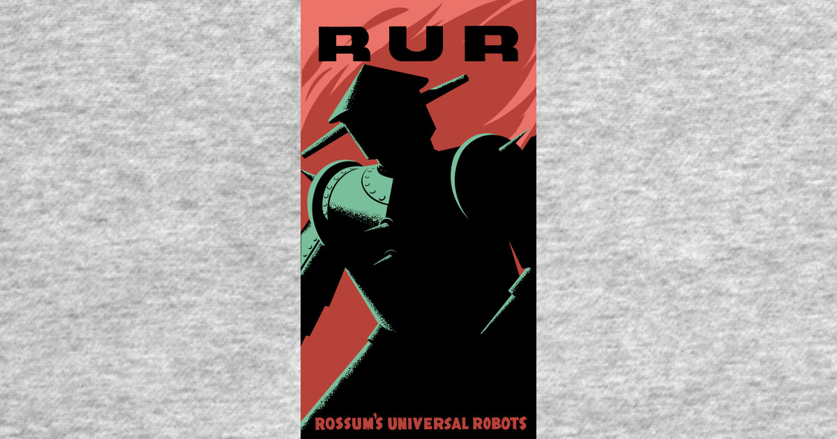RUR - Rossum's Universal Robots Theater Poster - Rur - Baseball T-Shirt ...