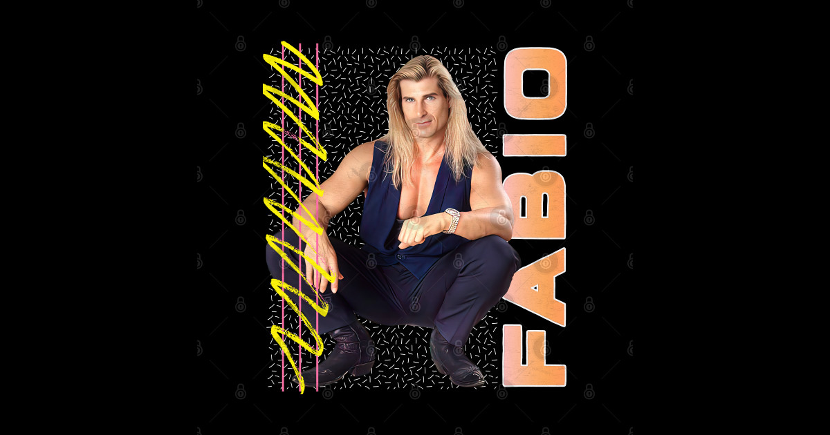 Fabio / 90s Aesthetic - Fabio - Sticker | TeePublic