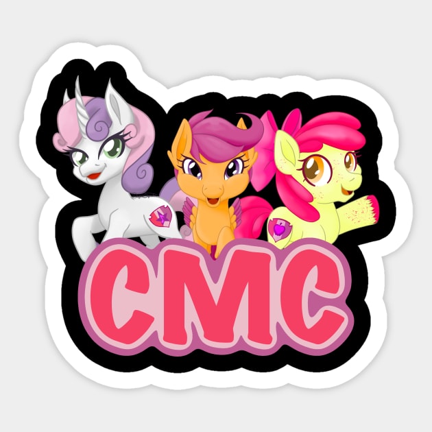 My Little Pony Cutie Mark Crusaders - Cmc - Sticker | TeePublic