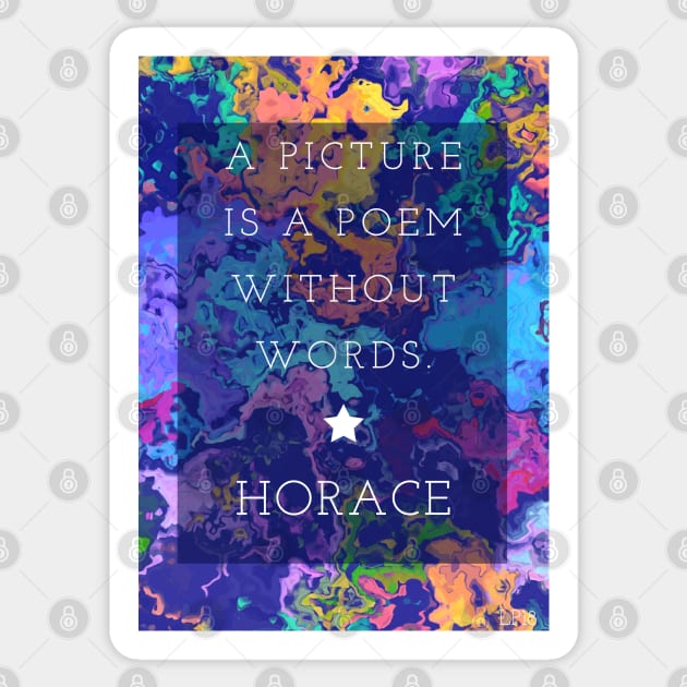 Poem Without Words - Horace - Sticker | TeePublic