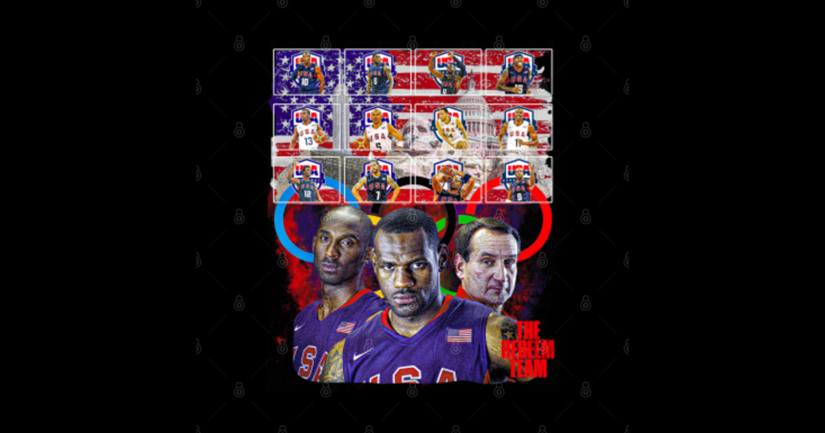 The Redeem Team USA - Usa Basketball - Sticker | TeePublic