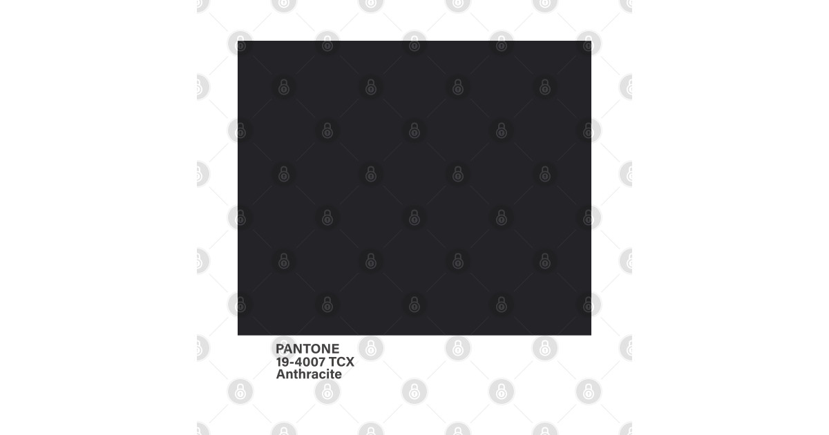 pantone 19-4007 TCX Anthracite - Pantone Color - T-Shirt | TeePublic