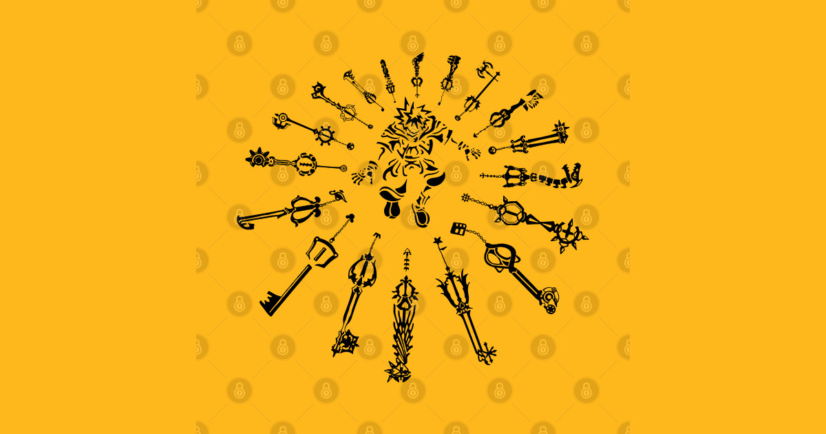 Keyblades' Master - Kingdom Hearts - T-Shirt | TeePublic