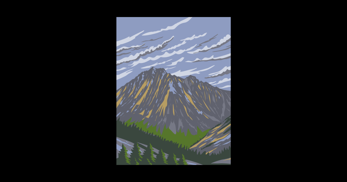 Mount Stuart in the Enchantments within Alpine Lakes Wilderness Area ...