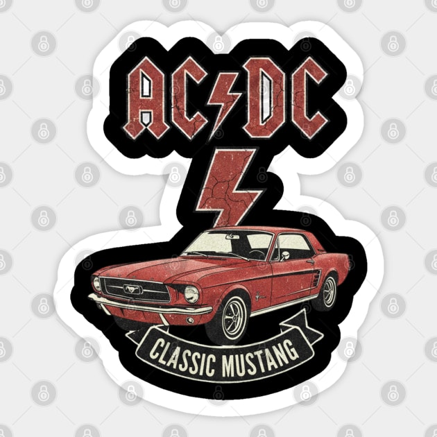 Muscle Meets Metal - Classic Mustang High Voltage - Ac Dc Acdc Rock ...