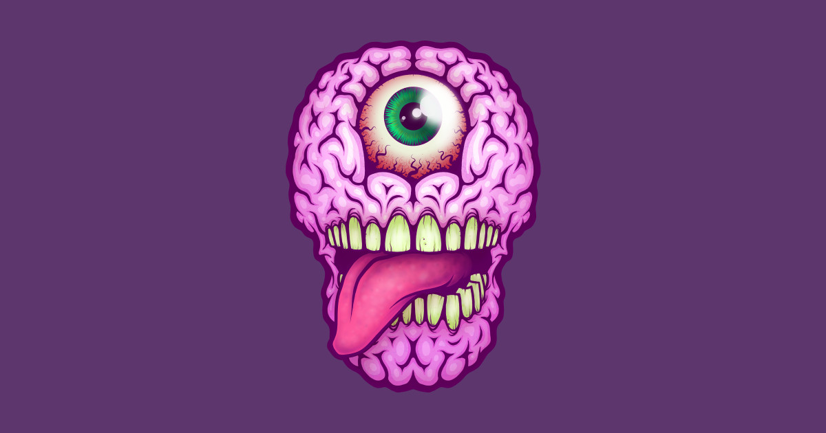 Cyclops Brain - Brain - T-Shirt | TeePublic