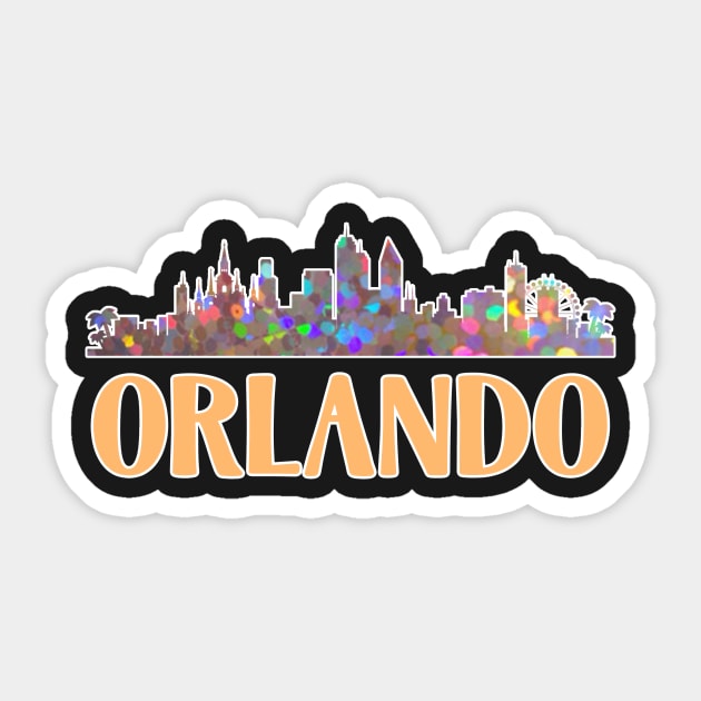Orlando Skyline - Orlando - Sticker | TeePublic