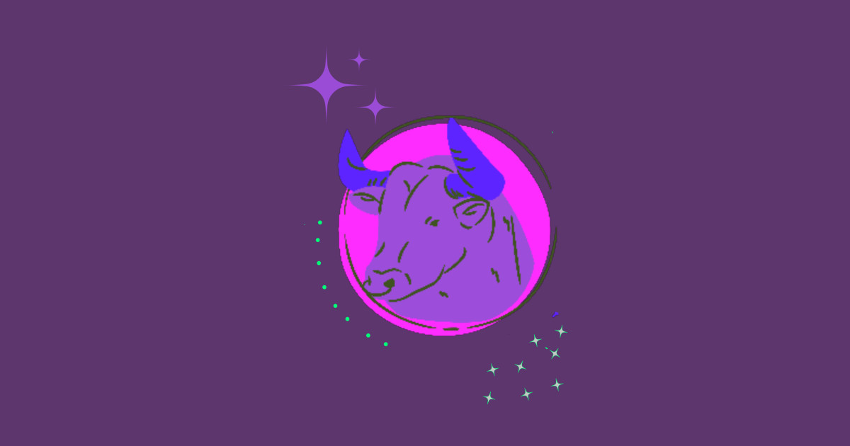 zodiac sign of Taurus Purple design Horoscope - Zodiaco - T-Shirt ...