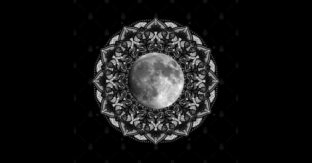 Moon Mandala - Moon Mandala - Tapestry | TeePublic
