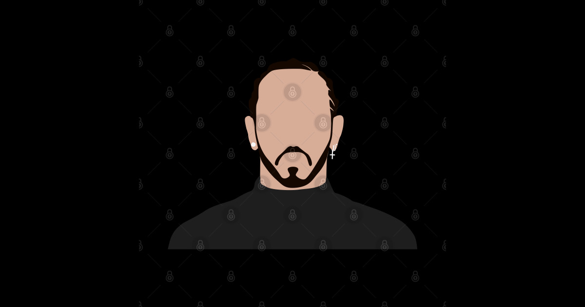 Lewis Hamilton - Face Art - Lewis Hamilton - Sticker | TeePublic