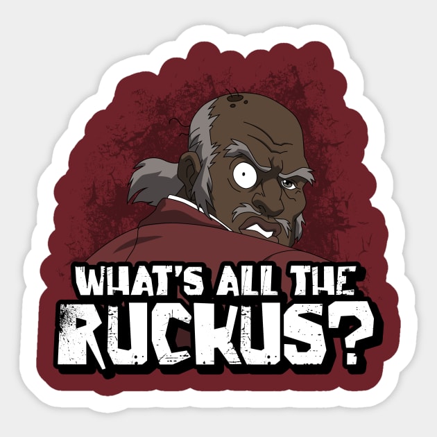 The Ruckus - Boondocks - Sticker | TeePublic