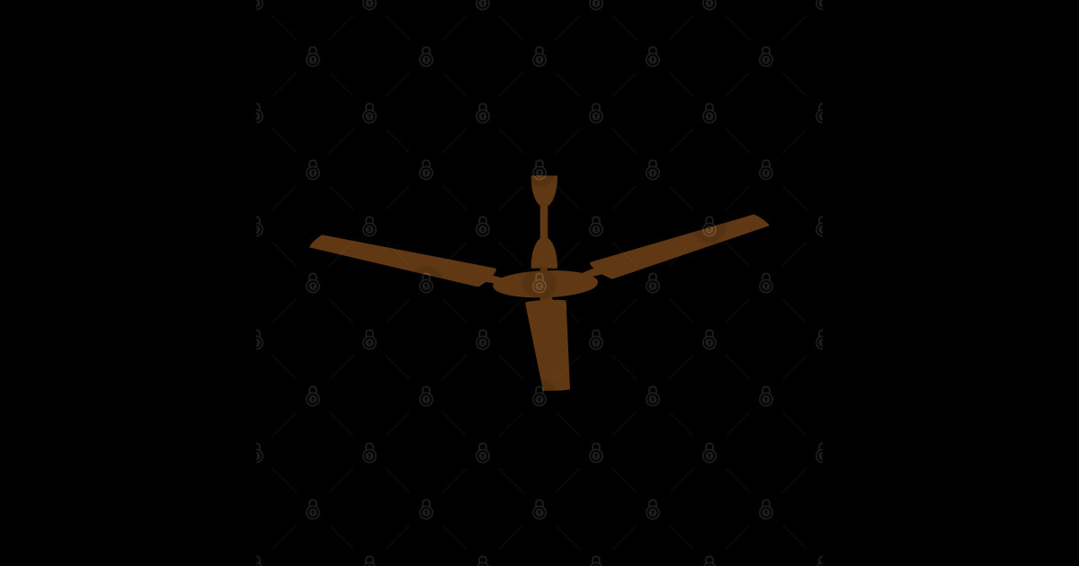 Ceiling fan - Ceiling Fan - Sticker | TeePublic