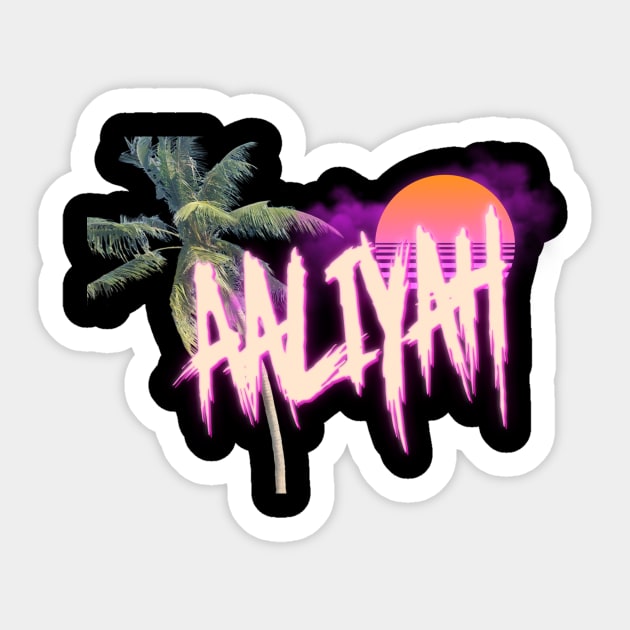 aaliyah pop rap - Aaliyah - Sticker | TeePublic