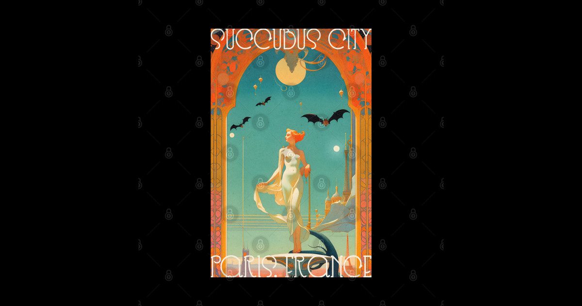 Succubus City Paris France Art Deco - Succubus City Paris France Art ...