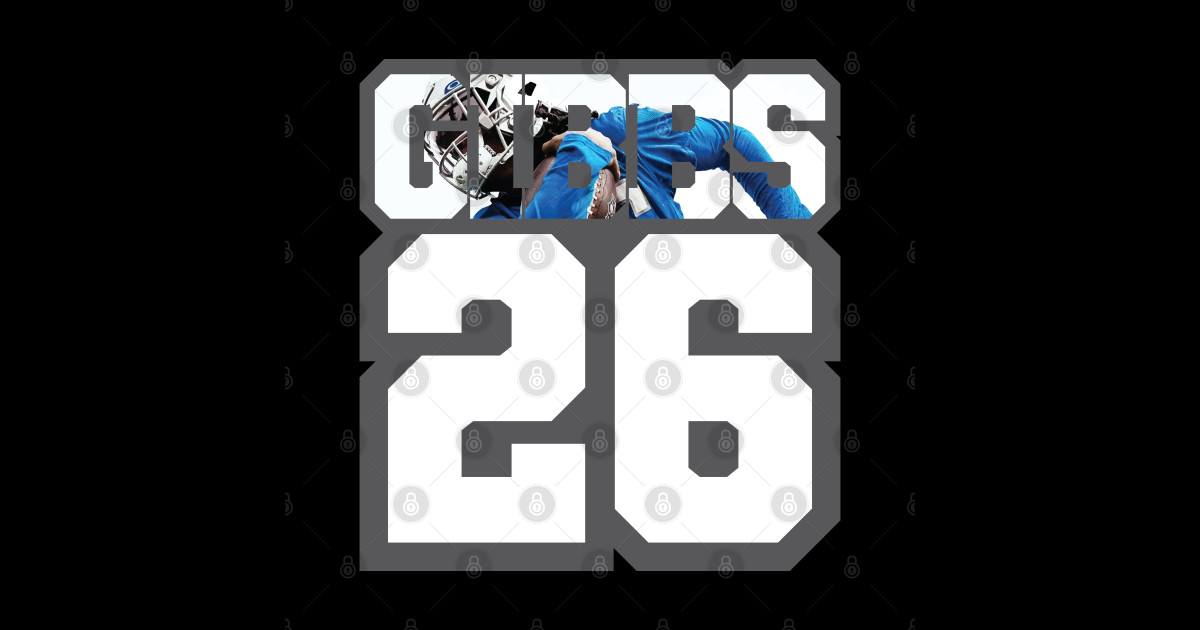 Gibbs 26 - Jahmyr Gibbs - Sticker | TeePublic