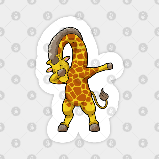 Giraffe at Hip Hop Dance Dab - Giraffe - Magnet | TeePublic