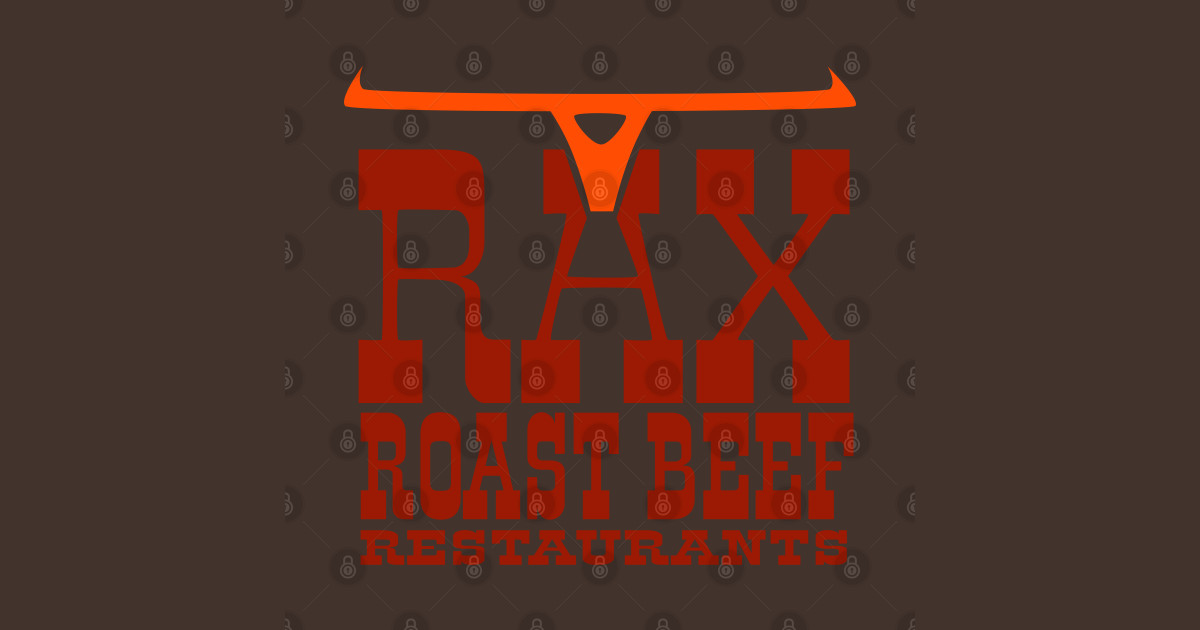 Rax Roast Beef Fast Food Vintage Restaurant - Rax - T-Shirt | TeePublic