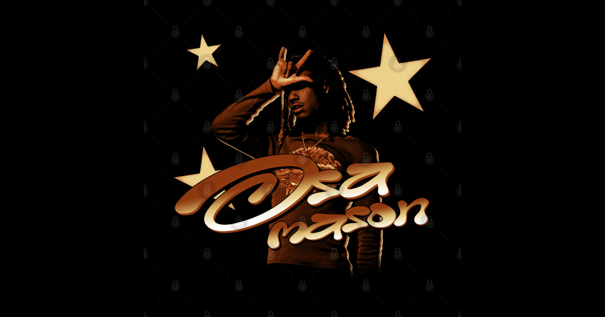 Stars Background Rapper - Osamason - Sticker | TeePublic