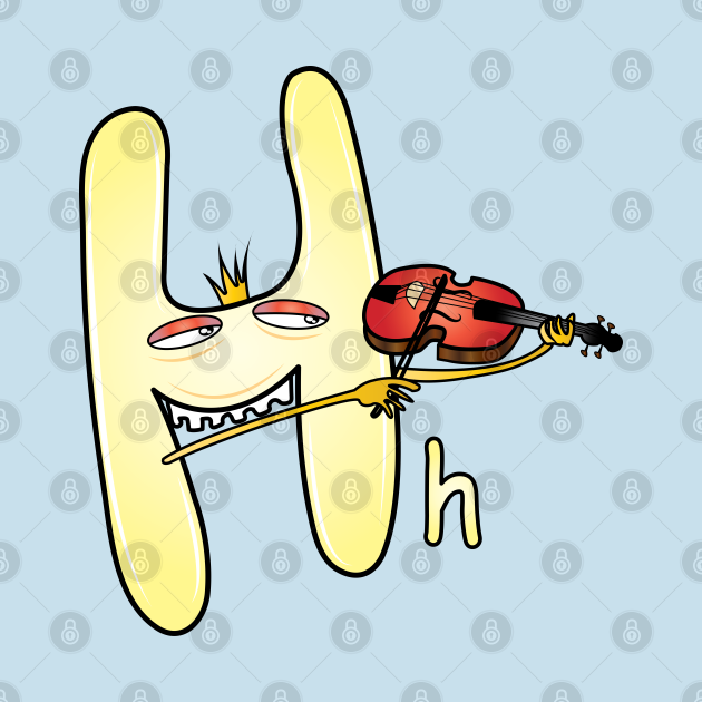 Funny Alphabet Lore Letter H - Alphabet Letters - T-Shirt | TeePublic