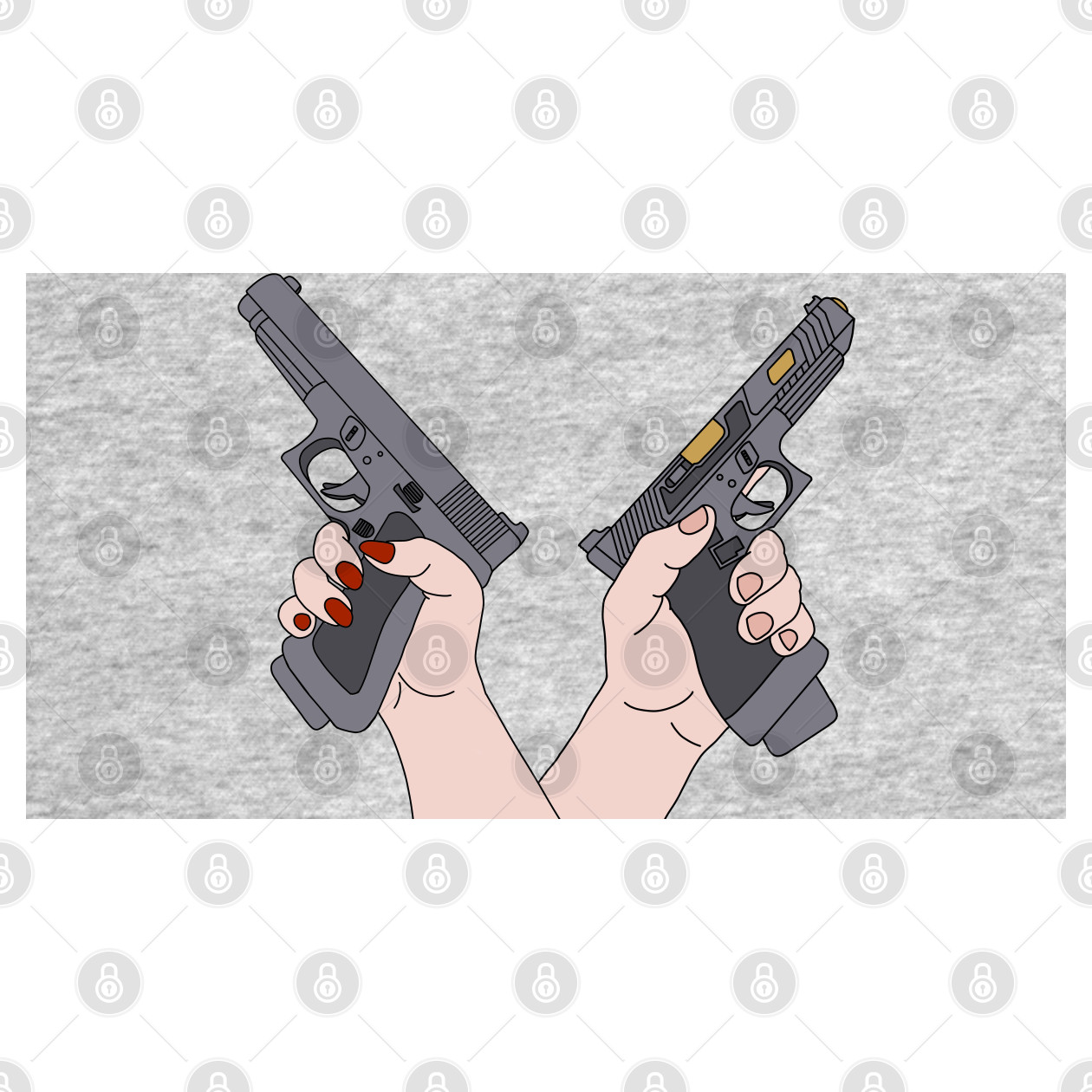 DPS Gun - Gun - T-Shirt | TeePublic