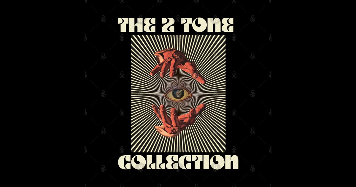 Hand Eyes The 2 Tone Collection - The 2 Tone Collection - Sticker ...