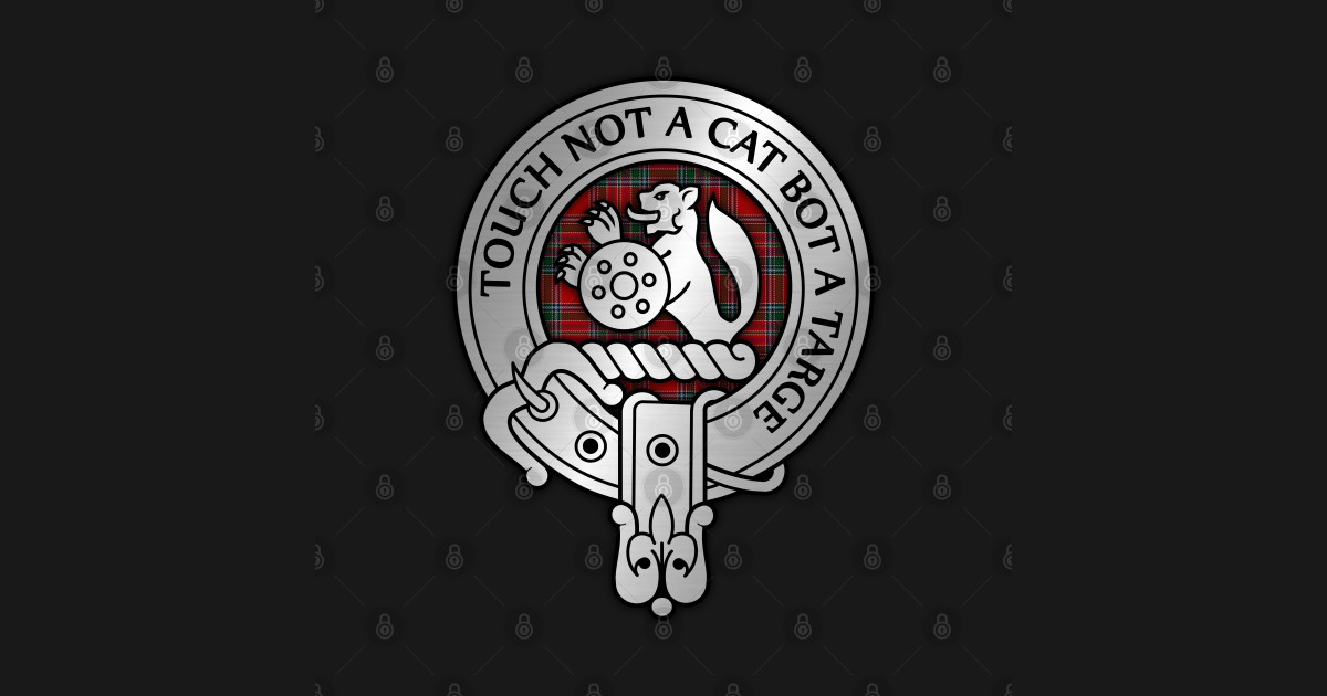 Clan MacBean | MacBain Crest & Tartan - Macbean - T-Shirt | TeePublic