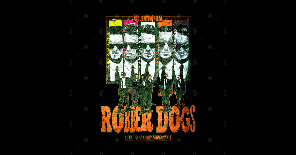 Robber Dogs - Pulp - Sticker | TeePublic