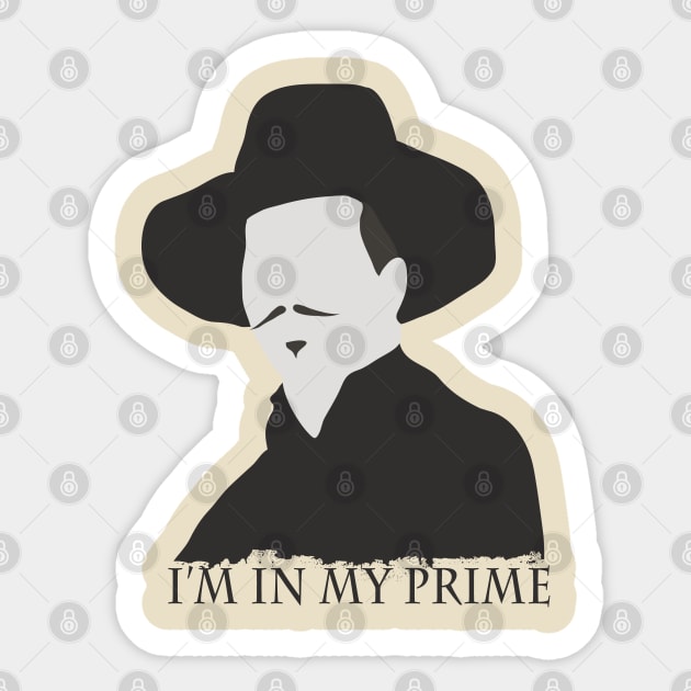 doc holiday retro 90s - Im In My Prime - Sticker | TeePublic