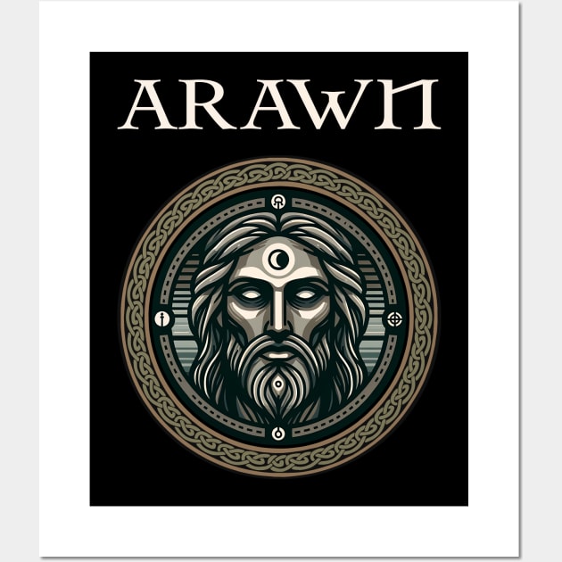 Arawn Celtic God of the Underworld and Animals - Celtic - Posters and ...