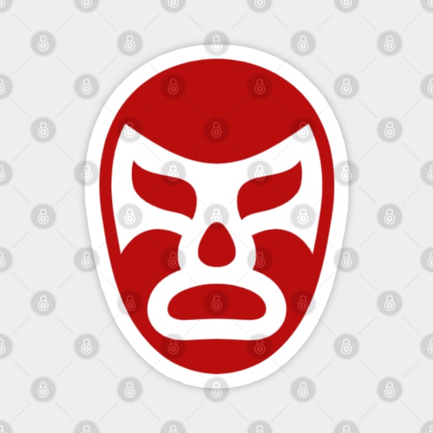 Lucha Mask Symbol (red) (Lucha Libre) (Pro Wrestling) - Pro Wrestling ...