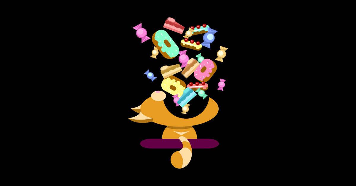 Sweet tooth - Cat - Sticker | TeePublic