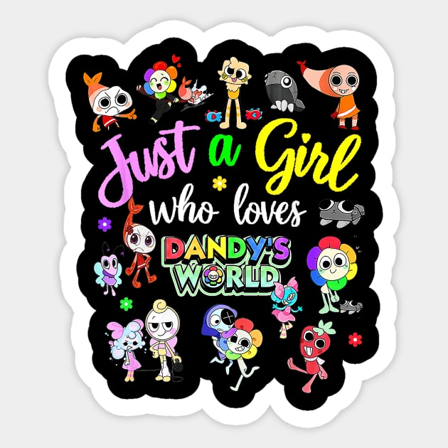 Dandy's World Characters _ Funny Dandys World - Dandys World - Sticker ...