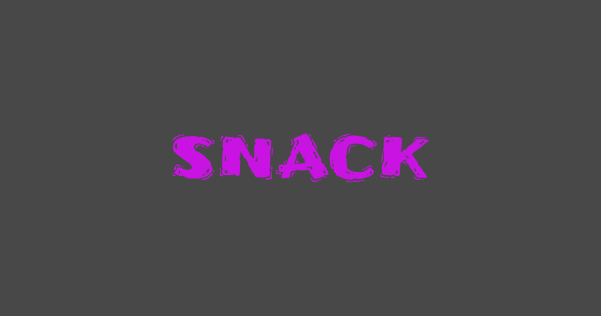 Snack Design - Snack - T-Shirt | TeePublic