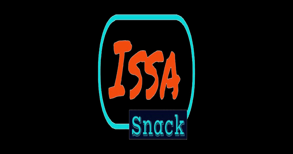 Issa Snack Logo (words) - Issasnackllc - Sticker | TeePublic