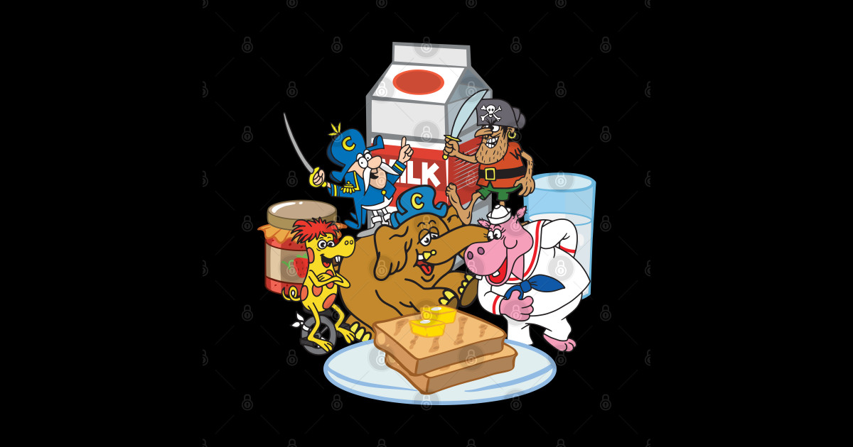 Captain Crunch Gang - Captain Crunch - Sticker | TeePublic