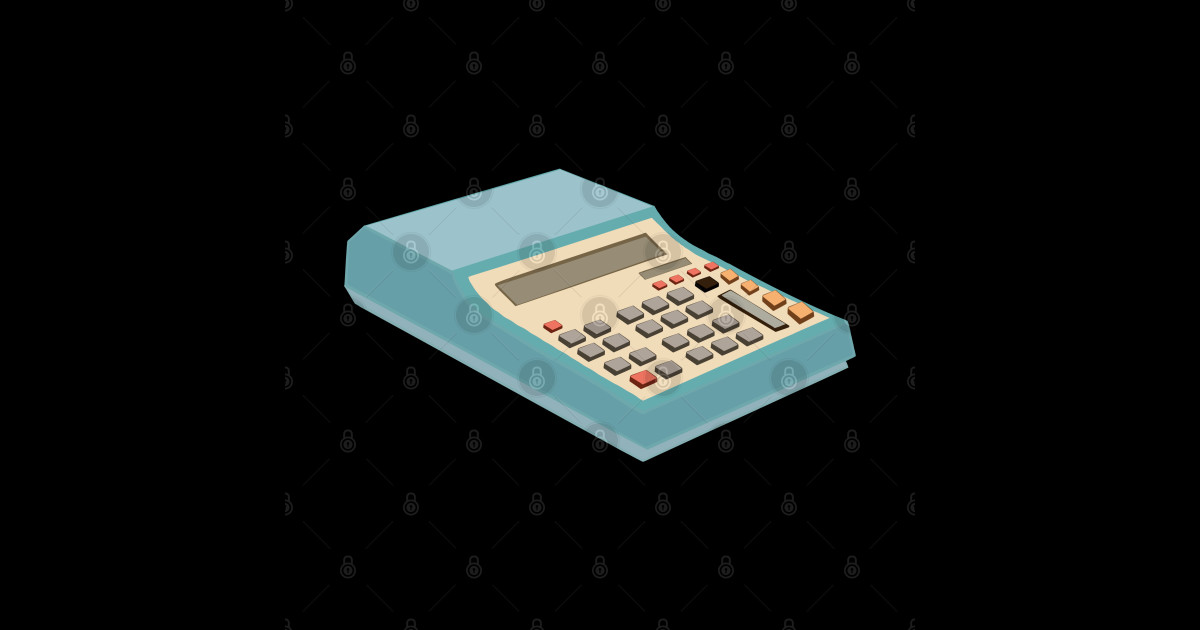 Calculator - Problem Solver Math Teacher - Sticker | TeePublic