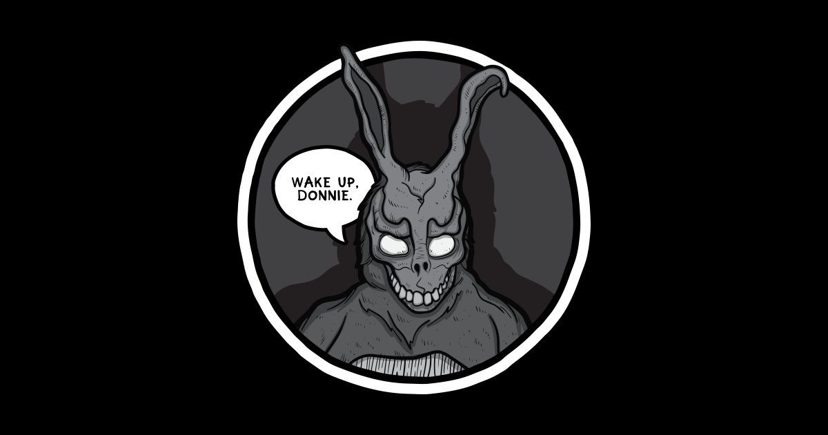Frank the Rabbit (Wake Up) - Frank The Bunny - Sticker | TeePublic