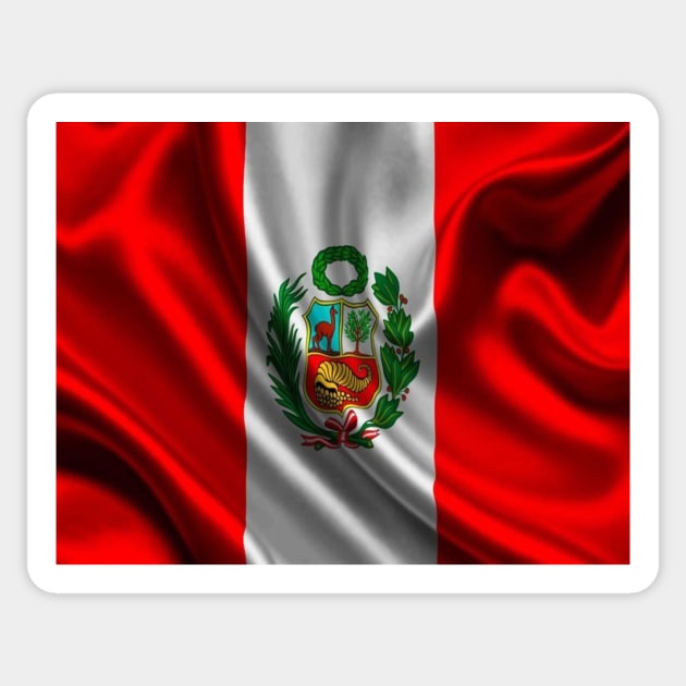 Peru Flag - Peru - Sticker | TeePublic