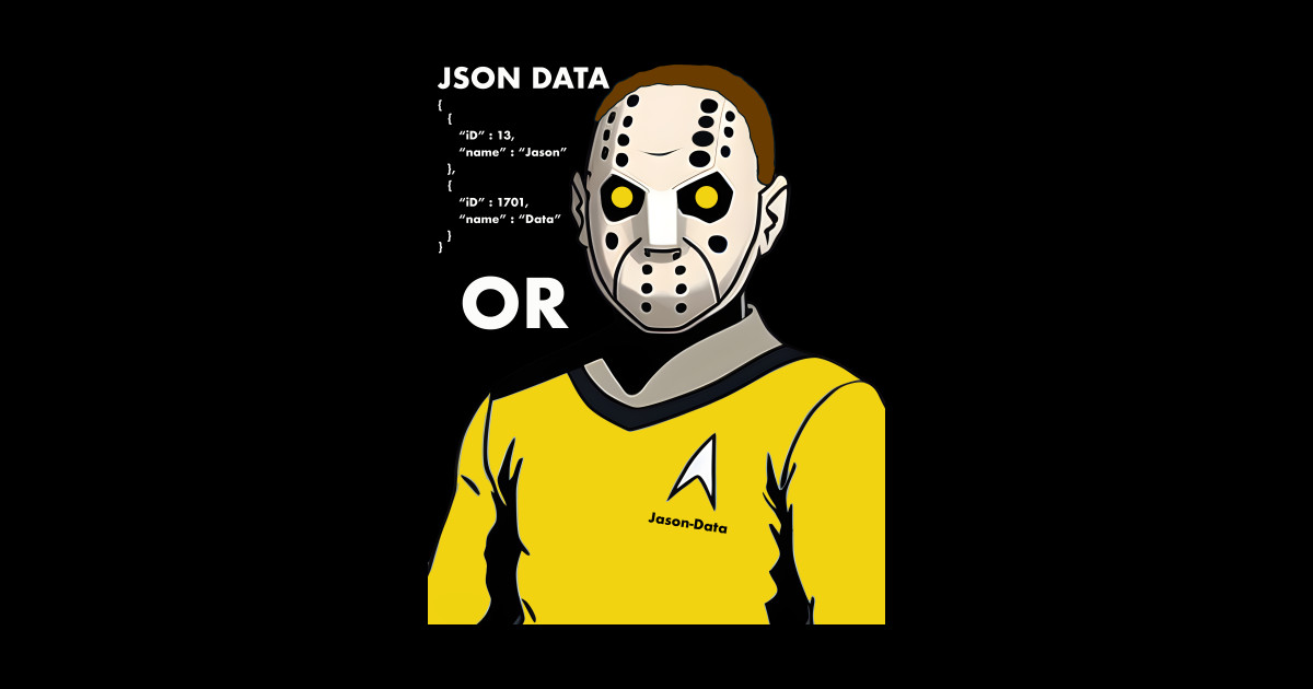 JSON Data or Jason-Data - Json Data - Sticker | TeePublic