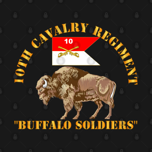 10th Cavalry Regiment - Buffalor Soldiers w10h Cav Guidon - 10th ...
