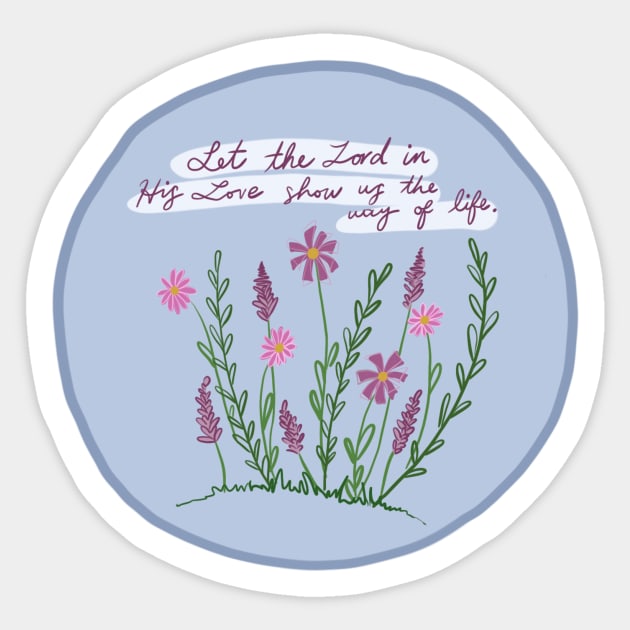 Let the Lord - Religion - Sticker | TeePublic