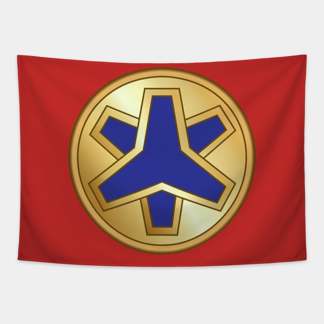 Power Rangers Lightspeed Rescue Logo - Power Rangers - Tapestry | TeePublic