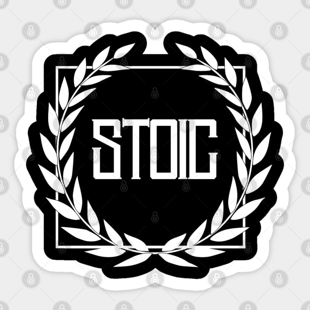 The Stoic Emblem -V.1 - Stoic - Sticker | TeePublic