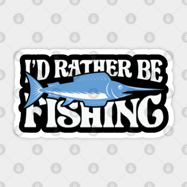 Funny Fishing - Funny Fishing - Sticker | TeePublic