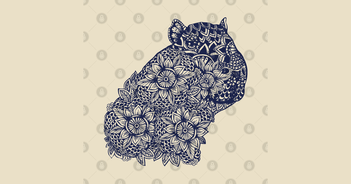 Mandala of Capybara - Capybara - T-Shirt | TeePublic